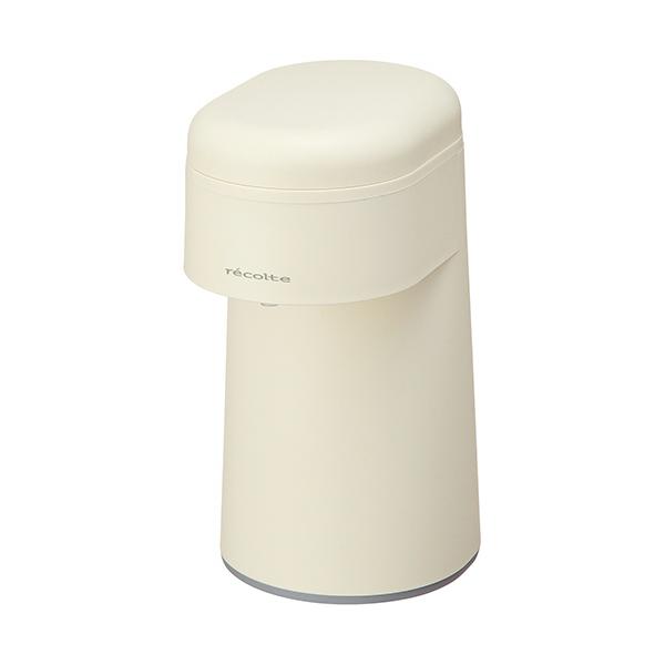 メーカー：レコルト　品番：RHS-1(W)　ペットボトルの水を2秒でお湯にできる便利でかわいい「ホットウォーターサーバー」　