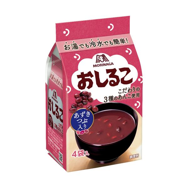 メーカー：森永製菓 　品番：553219   かんたん！お湯を注ぐだけ。本格的なおしるこのできあがり。　　