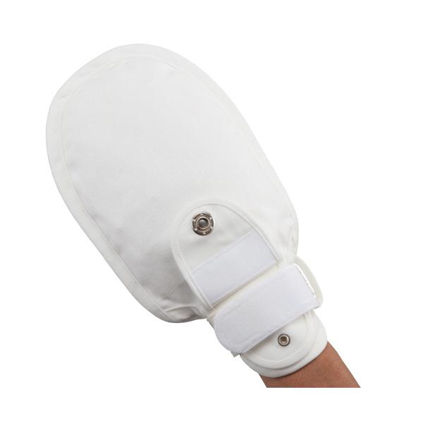 メーカー：日本エンゼル　 品番：1722  自傷行為予防用ミトン。必要に応じてホック部分を取り外しできます。　　※画像はイメージです。＜寸法＞