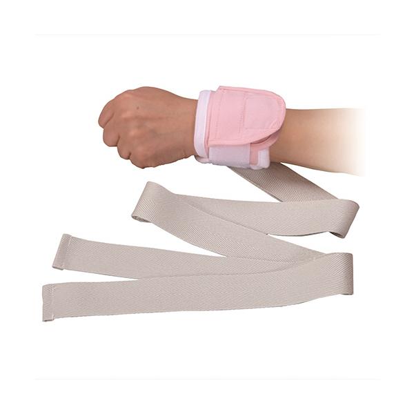 メーカー：日本エンゼル　 品番：9605-S  自傷や抜管などの行為による危険や事故を未然に防ぎ、使用者や介助者の安全を確保します。　　※画像はイメージです。ひまわりオープン（マグネット）を当てて解錠。