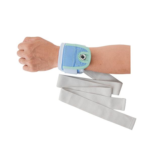 メーカー：日本エンゼル　 品番：9601-P-M  点滴等の治療をより安全に行うためのサポートグッズ。　　※画像はイメージです。＜プッシュホック装着前＞
