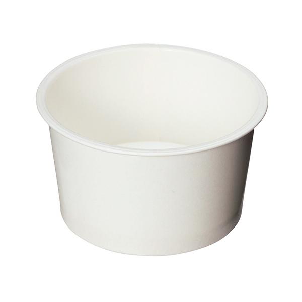 メーカー：サンナップ　品番：FCM9050　アイスクリームやコールスローなどに幅広く使える紙カップ。
