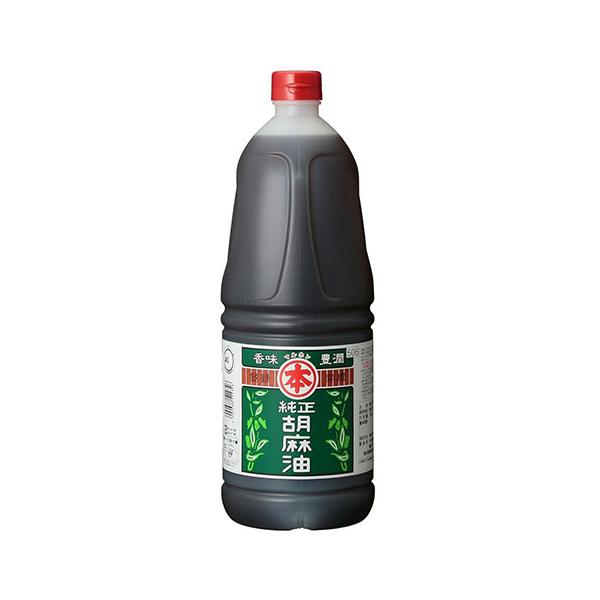 メーカー：竹本油脂　品番：012894　胡麻を深く煎ってから搾った香り高い胡麻油。