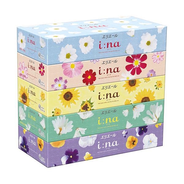 メーカー：大王製紙 　品番：Eイ-ナ150W5P   普段使いにうれしい、やわらかくやさしい肌ざわり　　