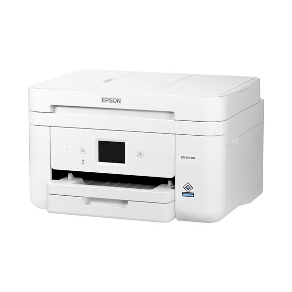 メーカー：エプソン　品番：EW-M530F　【FAX機能付】省スペースとデザイン性を両立