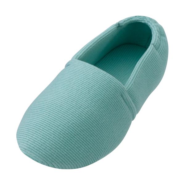 メーカー：徳武産業　品番：2004 ミントグリ-ン M ヒダリ　足にやさしくなじむニット素材。やわらかな履き心地が好評です。