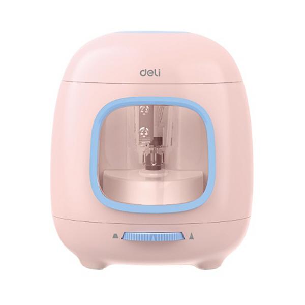 メーカー：デリ　 品番：DLI-SESVA13PK  3通りのとがり方が選べる電動えんぴつけずり　　※商品の色はピンクになります。