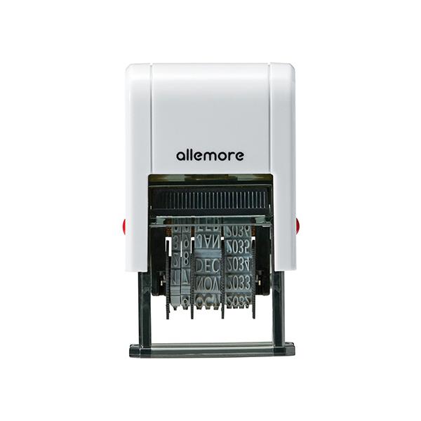 メーカー：シヤチハタ　 品番：PEL-DC1/H  裏抜けしにくい回転日付スタンプ。　　＜パッケージ＞＜使用イメージ＞