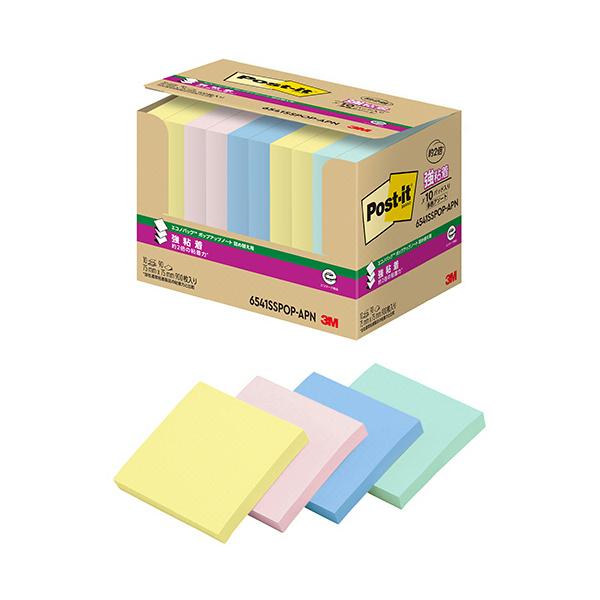 メーカー：３Ｍ　品番：6541SSPOP-APN　片手で1枚ずつ取り出せる、ポップアップノートの詰替え用エコノパック。　