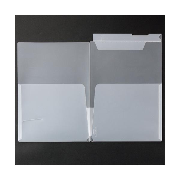 メーカー：リヒトラブ　品番：HK2004　名前も書けるロング見出し紙用のカルテフォルダー。