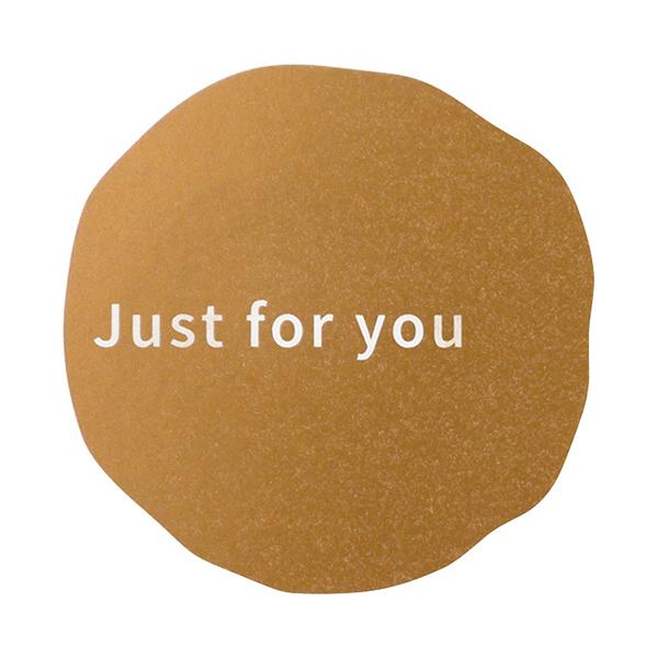 メーカー：ヘッズ　 品番：JMG-4S  フリーハンド風のゆるい曲線がかわいい丸型のギフトシールです。　　＜使用イメージ＞＜使用イメージ＞＜使用イメージ＞＜使用イメージ＞