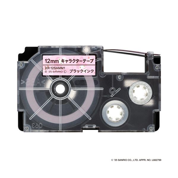 メーカー：カシオ　 品番：XR-12SAMM1  CASIOネームランド用サンリオキャラクターテープ。　　＜パッケージ＞