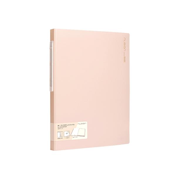 メーカー：デリ　 品番：DLI-NDB168PK40P  【固定式】やさしい色合いで、デスクに馴染むクリアポケットファイル。　　※お届けの商品はピンクになります。※お届けの商品はピンクになります。※お届けの商品はピンクになります。