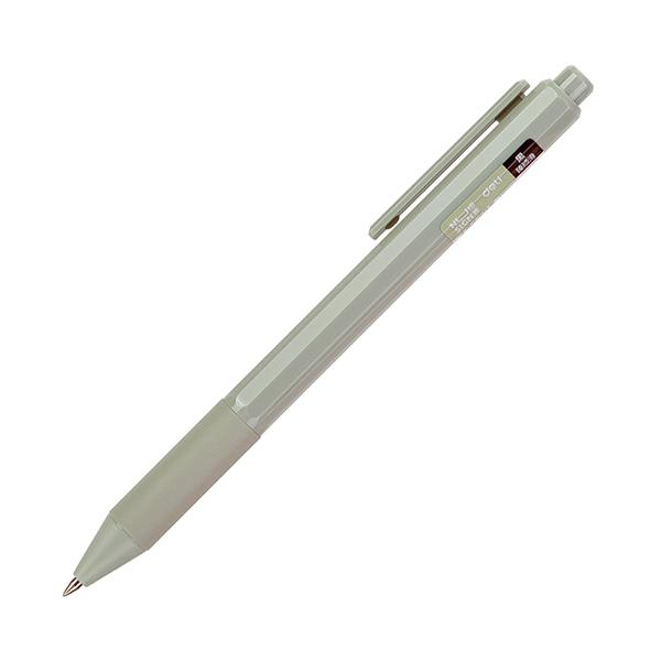 メーカー：デリ　 品番：DLI-NPE559LG  ニュアンスカラー、ノック式ゲルボールペン。ソフトラバーグリップで書きやすく、速乾インクでにじまない。　　※お届けの商品はライトグリーンになります。
