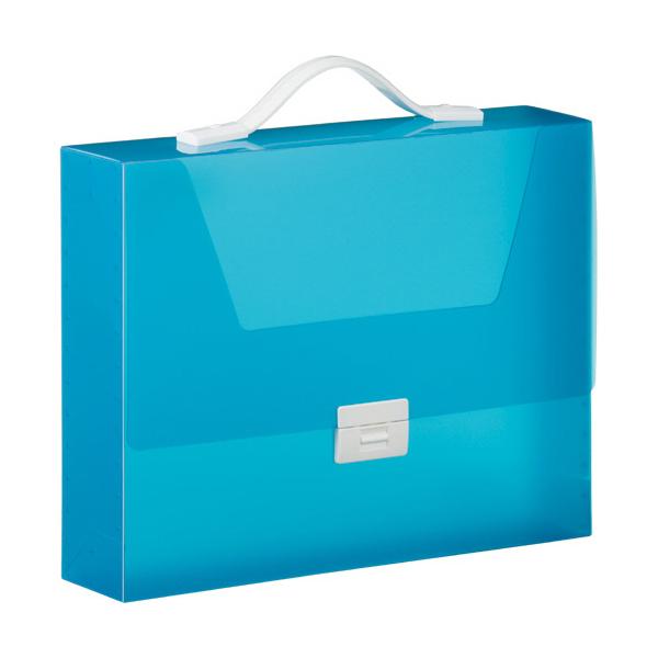 メーカー：キングジム  品番：294TSPWアオ  シンプル仕様でしっかり品質。持ち運びに便利なグリップ付。