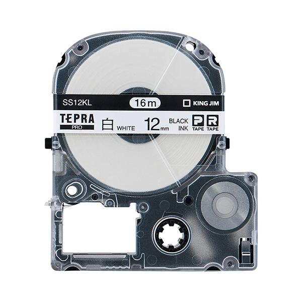 メーカー：キングジム   品番：SS12KL-5P   ＫＩＮＧ　ＪＩＭ　テプラＰＲＯシリーズ　専用カートリッジ