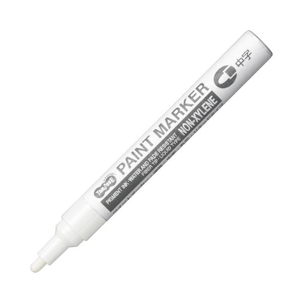 メーカー：オリジナル 　品番：TS-PM400-W   【使い切りタイプ】金属、ガラス、ゴム、プラスティック、陶器、皮革などにもきれいに書ける。　　
