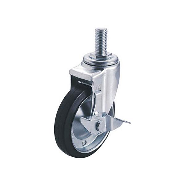 メーカー：ユーエイキャスター 　品番：SJT125WPSM1640   標準的な中型キャスターで重量物の運搬に数多く使用されます。　　