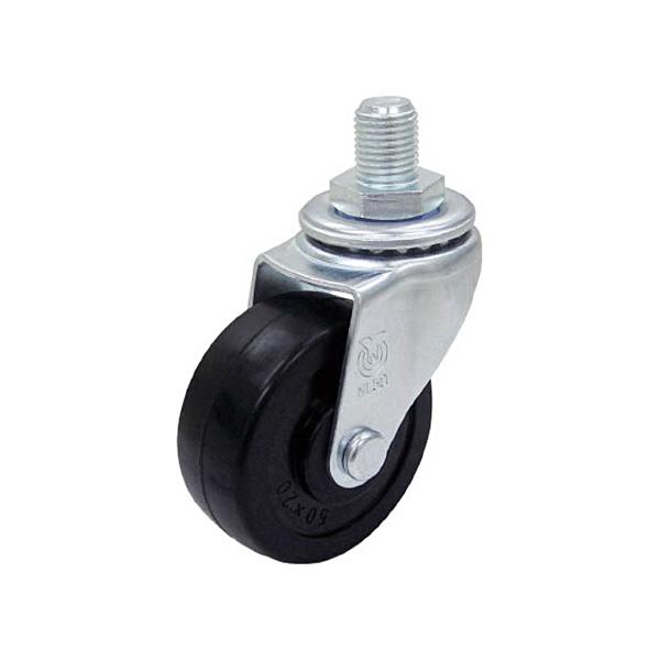 メーカー：ユーエイキャスター 　品番：LT40RUNF1214   標準的な小型キャスターで、軽量物運搬用のワゴンやラックなどに最適です。　　