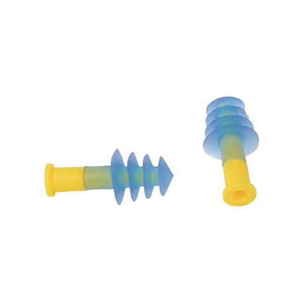 メーカー：ＴＲＵＳＣＯ　品番：TEK26　何度でも洗って再使用できるフランジ型の耳栓です。