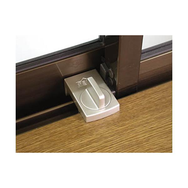 メーカー：日中製作所　品番：158SL　窓枠に取り付け、防犯効果を高めます。