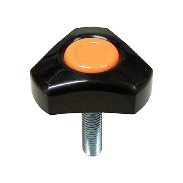 メーカー：コノエ　品番：AM6　市販の六角ボルト、六角ナット3種を組み込むことで、工具を用いずに締め付けができます。