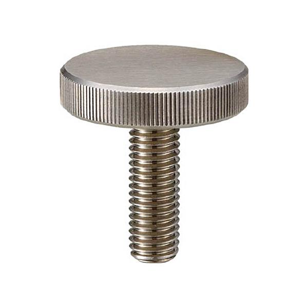 メーカー：ＴＲＵＳＣＯ　品番：TKKBFM8X30　フラットタイプのローレットノブです。