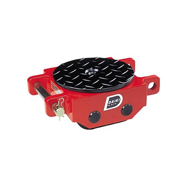 メーカー：ダイキ　品番：DUW5S　大型重量物移動、運搬据え付け用自在走行ローラーとして。工場内でのレイアウト変更、メンテナンスに。大型機械の搬入据え付け、搬出作業に。