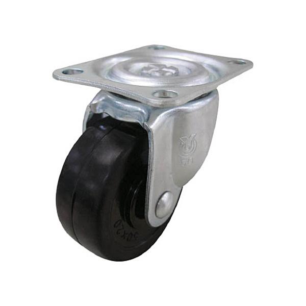 メーカー：ユーエイキャスター 　品番：G38R   標準的な小型キャスターで、最小サイズから取り揃えています。　　