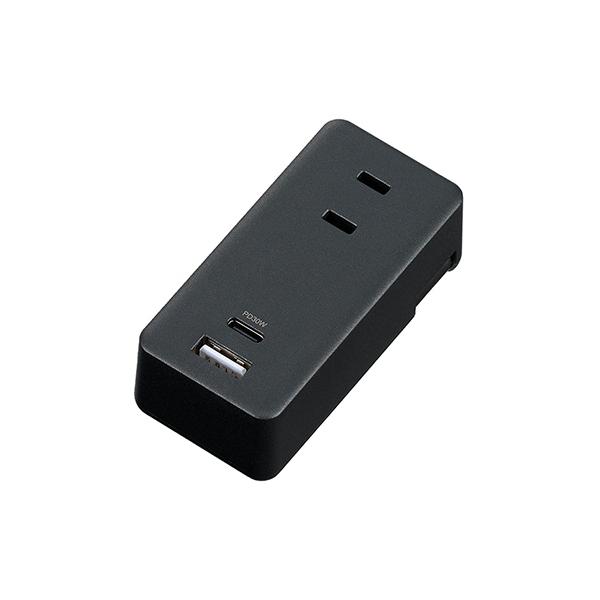 メーカー：ヤザワ　 品番：H5FS400PD30BK  スマートフォン・タブレット・ノートパソコンもこれ1台ですっきり充電できます。　　＜パッケージ＞＜スウィングプラグ＞＜使用イメージ＞