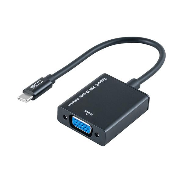 メーカー：ナカバヤシ　 品番：USA-CDS3BK  USB Type-CをD-subに変換し、映像を出力できるアダプタ　　＜パッケージ＞