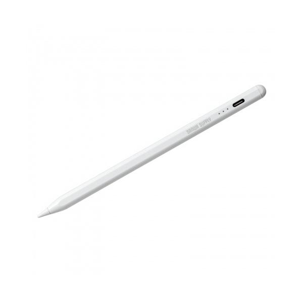 メーカー：サンワサプライ　 品番：PDA-PEN60W  充電式で電池不要。Apple iPad専用充電式極細タッチペン。　　