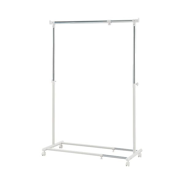 メーカー：ＹＡＭＡＺＥＮ 　品番：YBH-SSR(OW)   服の数、丈に応じて幅・高さの調整が可能。　　＜使用イメージ＞