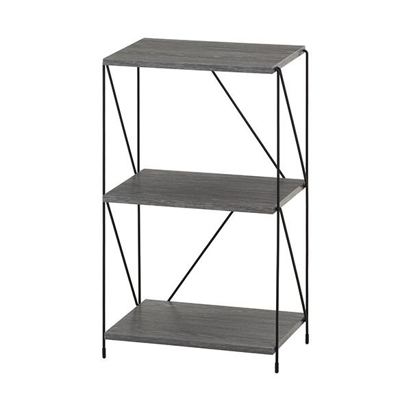 メーカー：不二貿易　 品番：C/D77550  差し込むだけの簡単組み立て！工具不要オープンラック　　＜寸法図＞＜使用イメージ＞