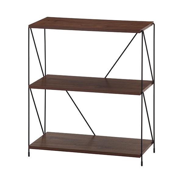 メーカー：不二貿易　 品番：C/D77541  差し込むだけの簡単組み立て！工具不要オープンラック　　＜寸法図＞＜使用イメージ＞