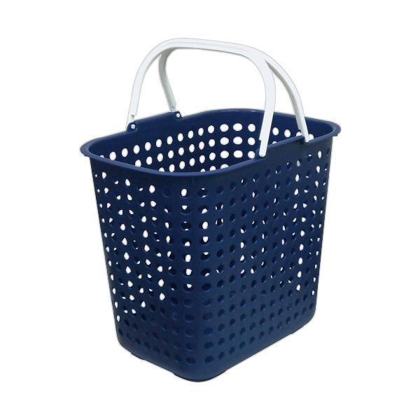 メーカー：平和工業　品番：L-606フカガタBL　頑丈なハンドル付きで、持ち運びに便利。