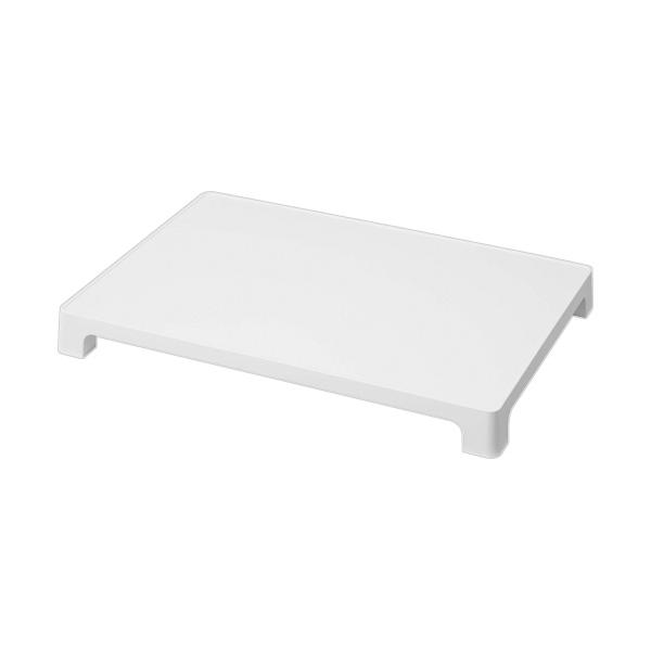 メーカー：山崎実業　 品番：6115  マグネットで玄関扉に収納できる置き配用トレー。　　＜裏面＞ワイヤー等取付可能なフック穴を搭載。<BR>※ワイヤーは別売です。足裏のマグネットで、鉄扉に貼り付け可能。＜使用イメージ＞