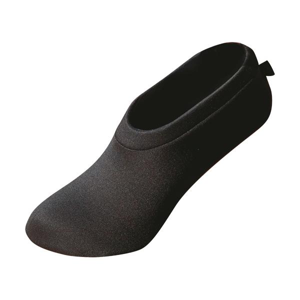 メーカー：徳武産業  品番：4602 ブラツク LL  居宅へ訪問でのお仕事時に、靴下の上からはける脱げにくい防水底ルームシューズ。