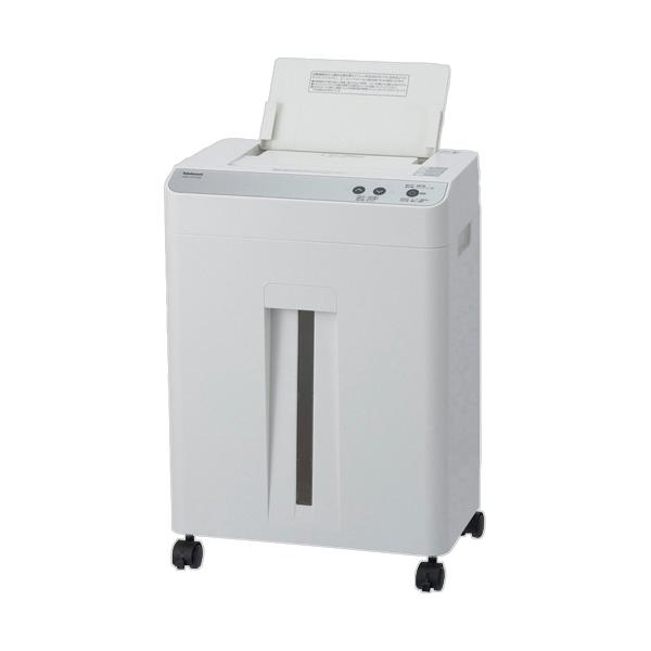 メーカー：ナカバヤシ　 品番：NSE-AFC06W  紙を置くだけで自動細断できる静音オートフィードシュレッダ。　　＜引き出し式＞＜細断くず＞＜用紙投入口＞＜オートフィード使用イメージ＞