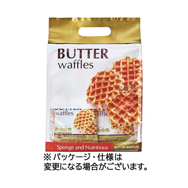 バター風味のサクサク食感ワッフル。