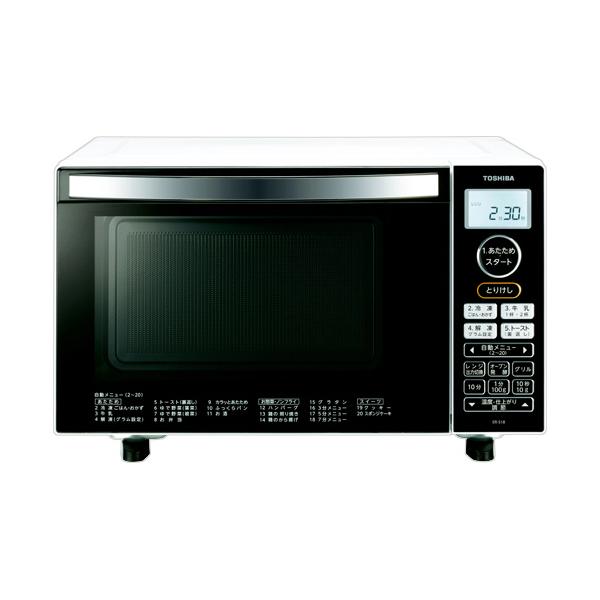 メーカー：東芝　品番：ER-S18(W)　オーブン調理もできるフラット庫内モデル　