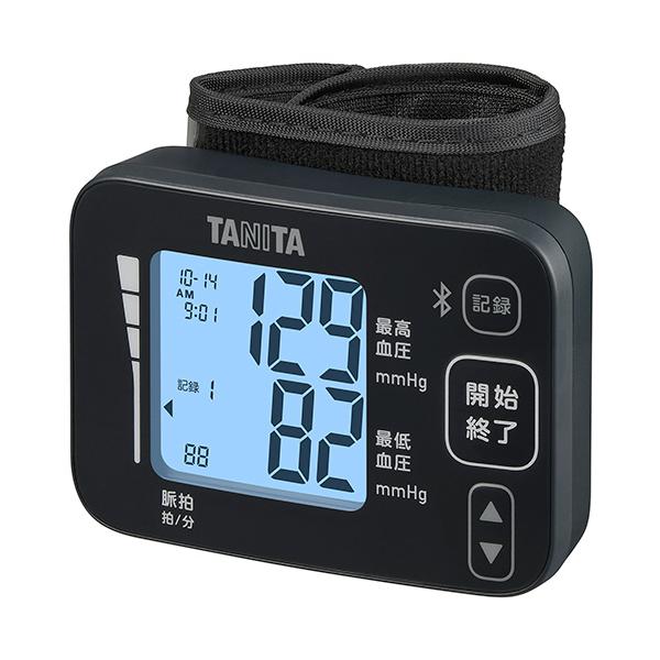 メーカー：タニタ　 品番：BP-218LDB  どこでも手軽に使えるバックライト付きの手首式血圧計。スマートフォンと連携し、アプリで健康管理。　　