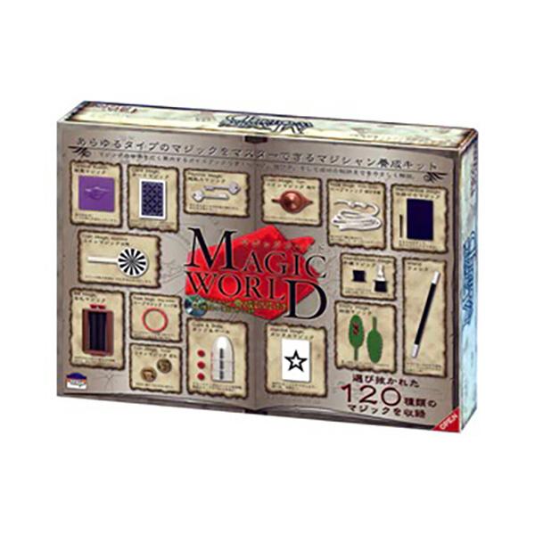 メーカー：テンヨー　 品番：115350  カード、コイン、お札、超能力、カップ＆ボール、即興マジックなど、さまざまなタイプのマジックを120種類マスターできるマジックセットの決定版。　　