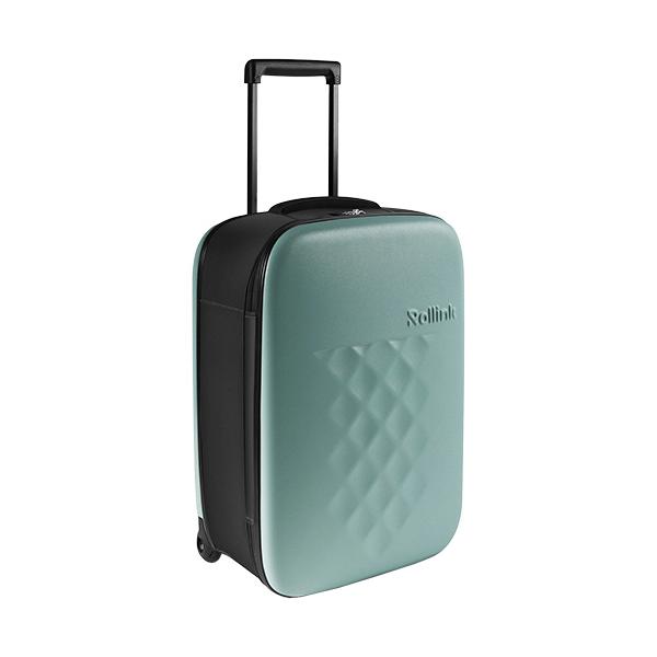 メーカー：アントレックス 　品番：4992831508229   イスラエル発！スタイリッシュな「ぺったんこ」スーツケース！　　＜折りたたみ時＞＜側面＞※画像の商品はブラックになります。スリムなのに、40Lの大容量。