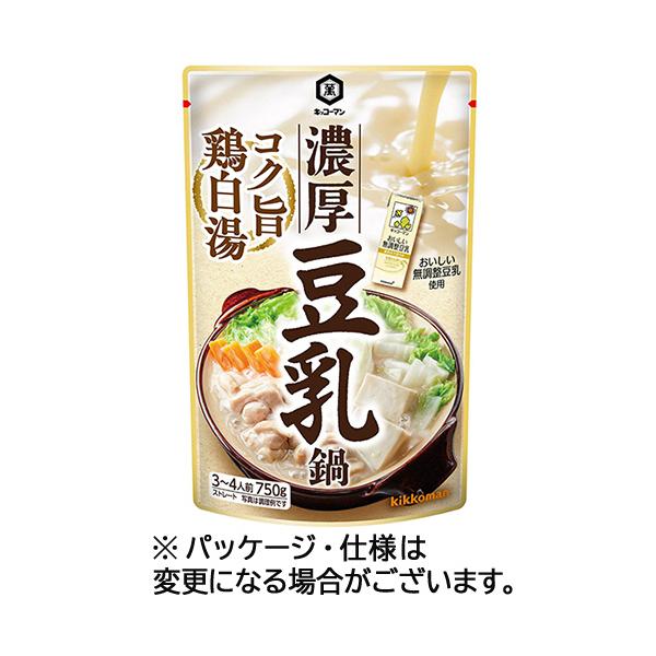 メーカー：キッコーマン　品番：011788　おいしい無調整豆乳を使用した鍋つゆ