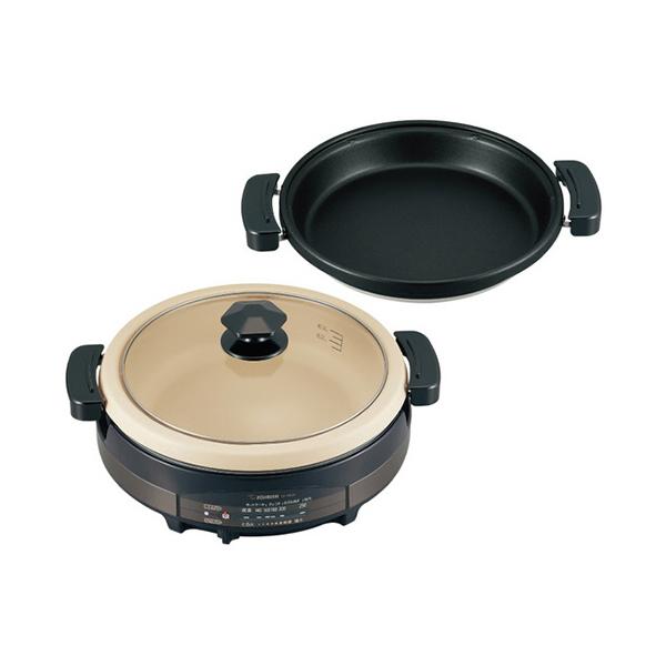 メーカー：象印  品番：EP-RE20-TA  2つのプレートで料理のレパートリーが広がる。