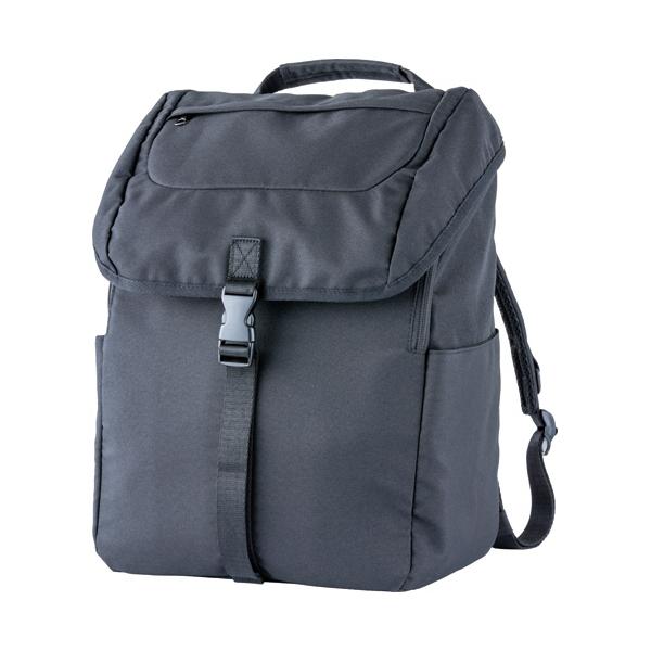 メーカー：フットマーク 　品番：404203   背負うだけできちっと決まる。キレイめ訪問介護リュック。　　収納バッグが付属。＜収納バッグ使用イメージ＞