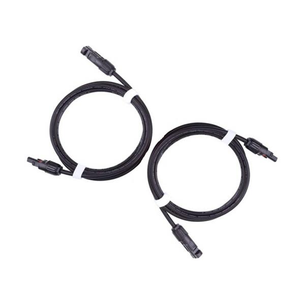 メーカー：アサガオ 　品番：ASEC5-JP   ASSP200-JPソーラーパネルを5mまで離れた場所に設置できる延長ケーブル2本セット。　　
