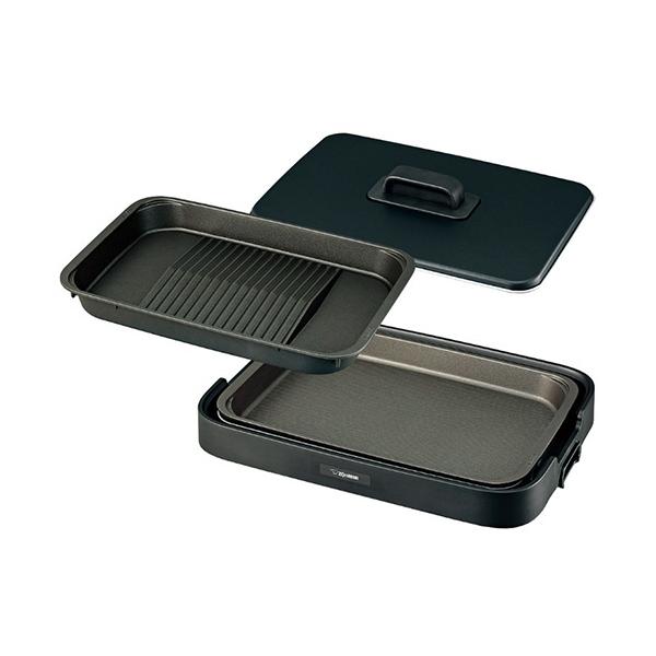 メーカー：象印  品番：EA-KE20-BA  「深型プレート」「傾斜溝つき焼肉プレート」の2枚プレート。