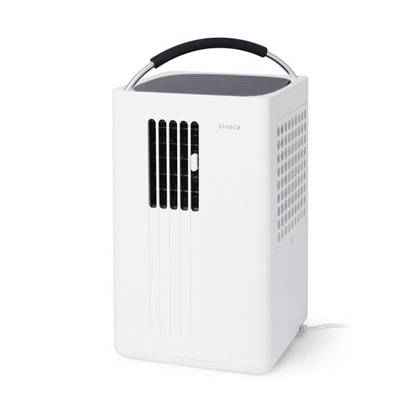 メーカー：シロカ 　品番：SY-D151   家じゅう、どこでも涼しさを持ち運ぶ。　　冷風、除湿、送風の3モード搭載。4.4L／日の除湿が可能。